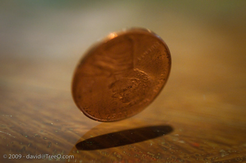 The Floating/Falling Penny? | MyDailyPhotograph.com