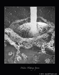 Water Hitting Spoon | MyDailyPhotograph.com | Fine Arts Photography by ...